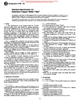 ASTM B88-96 1.1.1900 | technical standard | MyStandards