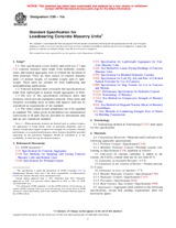 ASTM C90-11a 1.6.2011 | technical standard | MyStandards