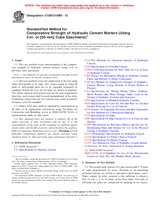 ASTM C109/C109M-12 15.12.2012 | technical standard | MyStandards