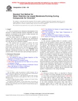 ASTM C156-09 1.11.2009 | technical standard | MyStandards