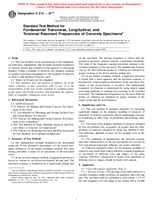 ASTM C215-97e1 31.3.1999 | technical standard | MyStandards