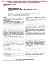 ASTM C216-01 10.10.2001 | technical standard | MyStandards