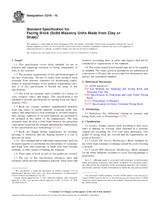 ASTM C216-15 1.2.2015 | technical standard | MyStandards