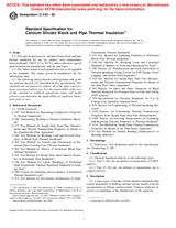 ASTM C533-95 1.1.2001 | technical standard | MyStandards