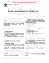 ASTM C871-08 1.3.2008 | technical standard | MyStandards