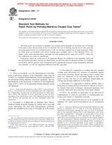 ASTM D93-11 1.10.2011 | technical standard | MyStandards