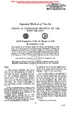 ASTM D129-64(1968) 1.1.1900 | technical standard | MyStandards