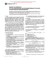 ASTM D150-87 1.1.1900 | technical standard | MyStandards