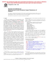 ASTM D256-06a 1.12.2006 | technical standard | MyStandards