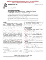ASTM D445-04e2 1.11.2004 | technical standard | MyStandards