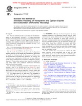 ASTM D445-11 1.1.2011 | technical standard | MyStandards