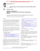 ASTM D473-07 1.5.2007 | technical standard | MyStandards