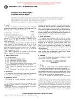 ASTM D512-89(1999) 10.6.1999 | technical standard | MyStandards