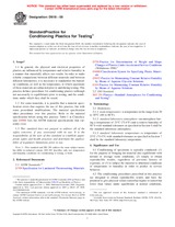 ASTM D618-08 1.11.2008 | technical standard | MyStandards