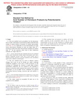 ASTM D664-01 10.11.2001 | technical standard | MyStandards