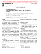 ASTM D664-95 10.11.2001 | technical standard | MyStandards