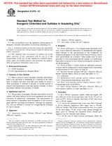 ASTM D878-01 10.10.2001 | technical standard | MyStandards