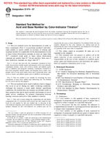 ASTM D974-97 10.11.2001 | technical standard | MyStandards