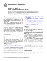 ASTM D1321-10(2015) 1.4.2015 | technical standard | MyStandards