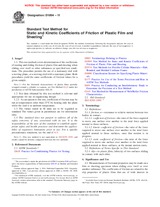 ASTM D1894-11 1.9.2011 | technical standard | MyStandards