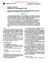 ASTM D2234-97a 1.1.1900 | technical standard | MyStandards