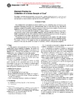 ASTM D2234-98 1.1.1900 | technical standard | MyStandards