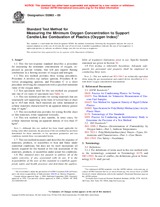 ASTM D2863-09 1.9.2009 | technical standard | MyStandards