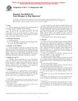ASTM D2973-71(1998) 10.12.1998 | technical standard | MyStandards