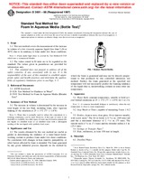 ASTM D3601-88(1997) 31.10.1988 | technical standard | MyStandards