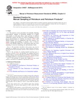 ASTM D4057-06(2011) 1.6.2011 | technical standard | MyStandards