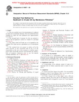 ASTM D4807-05 1.6.2005 | technical standard | MyStandards
