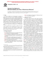 ASTM D6927-05 1.6.2005 | technical standard | MyStandards