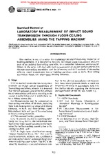 ASTM E492-77 1.1.1900 | technical standard | MyStandards