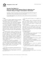 ASTM E1354-03 10.2.2003 | technical standard | MyStandards