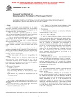 ASTM E1641-99 10.12.1999 | technical standard | MyStandards