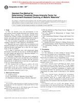 ASTM E1681-99e1 11.8.1999 | technical standard | MyStandards