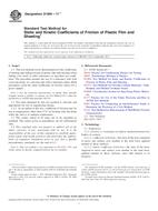 ASTM D1894-11e1 1.9.2011 | technical standard | MyStandards