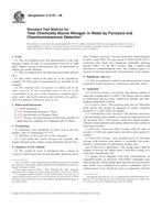 ASTM D5176-08 1.5.2008 | technical standard | MyStandards