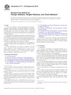 ASTM E111-04 1.6.2004 | technical standard | MyStandards