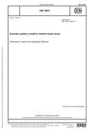 DIN 18041:1968-10 1.10.1968 | technical standard | MyStandards