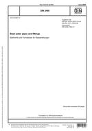 DIN 2460:1992-01 1.1.1992 | technical standard | MyStandards